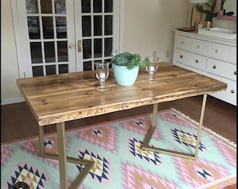 Gold table legs | Etsy