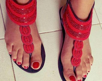 Kenyan sandals | Etsy