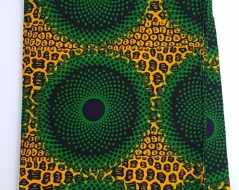 Green african fabric | Etsy