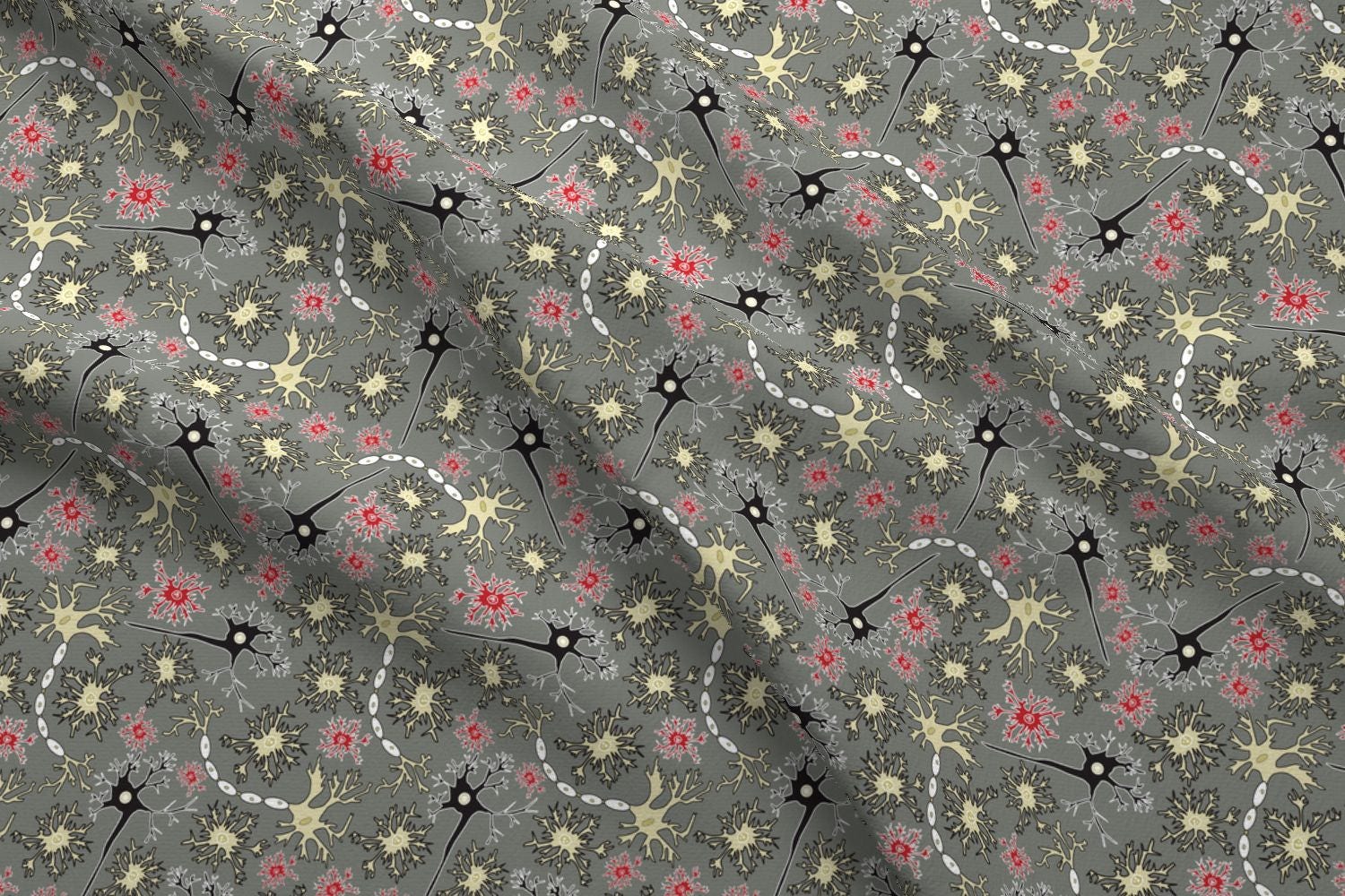 Neurons Fabric Neurons By Mag-O Medical School Science