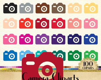 Camera clip art | Etsy