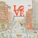 LOVE PARK Philadelphia Art Print Love Park Philly Wall Art