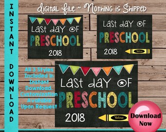 Preschool sign | Etsy