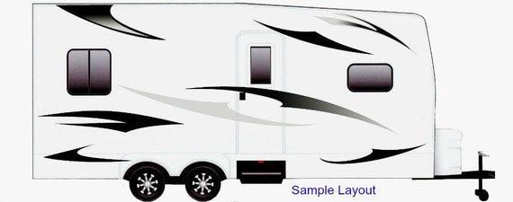 RV Trailer Camper Motorhome Large Vinyl Decals/Graphics