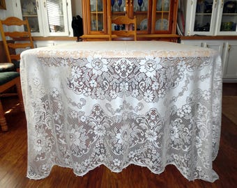 Lace tablecloth | Etsy