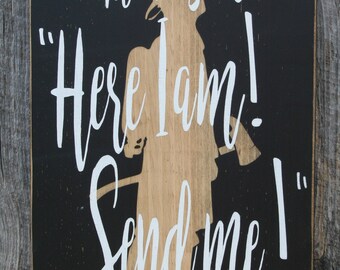 Here i am send me | Etsy