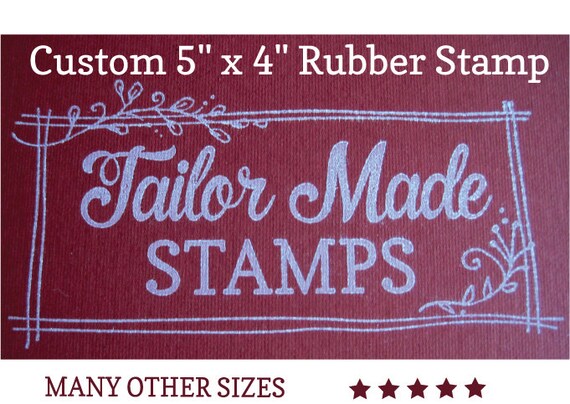 Custom Rubber Stamp Logo Stamp Packaging Rubber Stamp