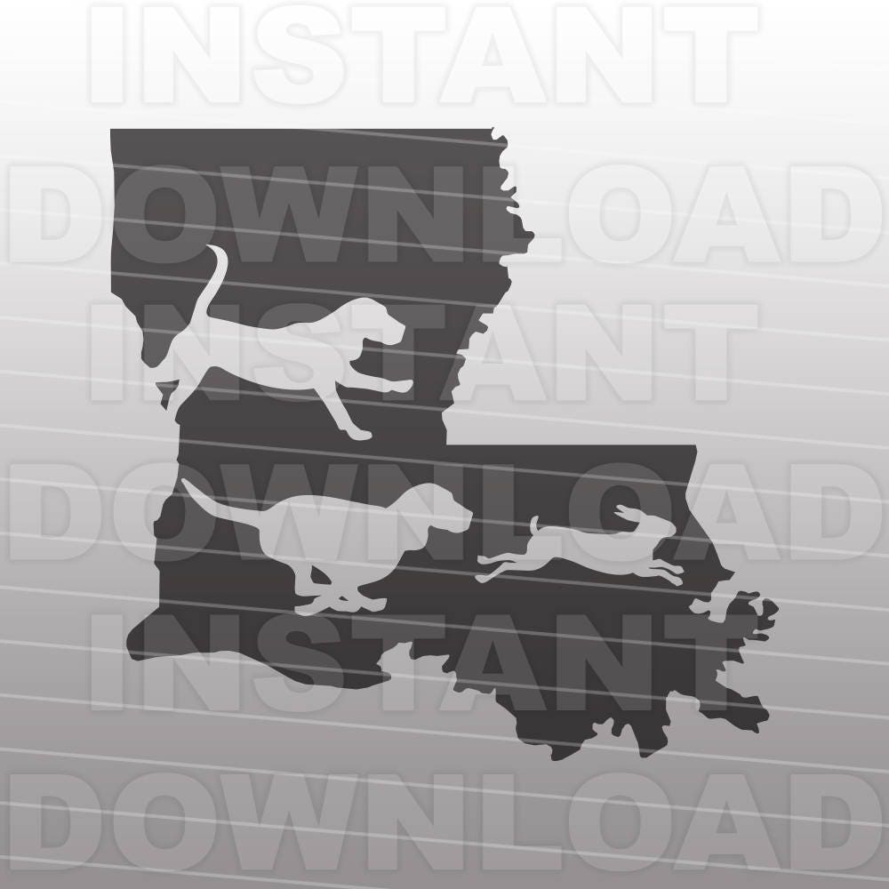 Beagle Dogs SVG FileLouisiana Rabbit Hunting SVGHunting Dog