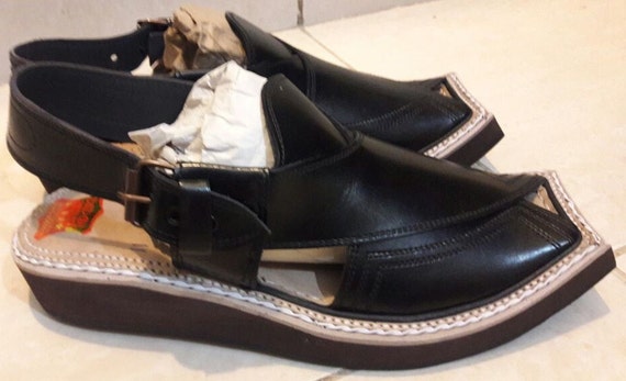 KAPTAN Leather ChappalHand Made AFGHAN Peshawari Eid Sandal