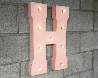 Metal letter h | Etsy