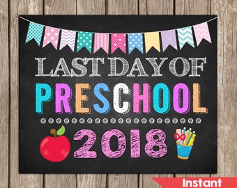 Preschool sign | Etsy