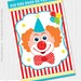 PIN the NOSE on the CLOWN Circus Party Games and Decorations