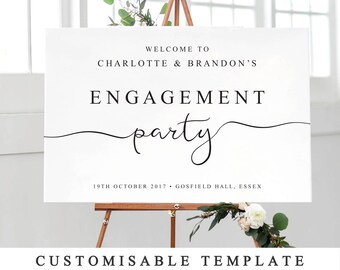 Welcome party sign | Etsy