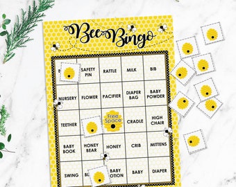 Bee baby bingo | Etsy