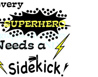 Sidekick svg | Etsy