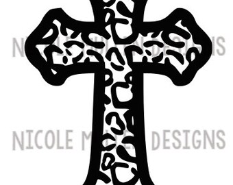 Leopard print svg | Etsy