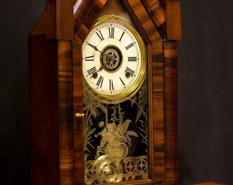 Antique mantle clock | Etsy
