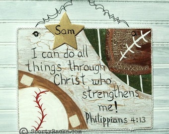 Baseball bible verse | Etsy
