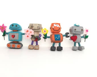 Robot plush | Etsy