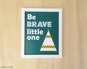 Be brave little one | Etsy