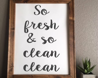 So fresh so clean | Etsy