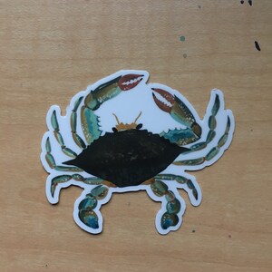 Crab sticker | Etsy