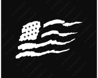 Rugged american flag | Etsy