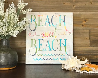 Beach bathroom decor | Etsy