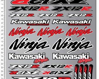 Kawasaki decals | Etsy