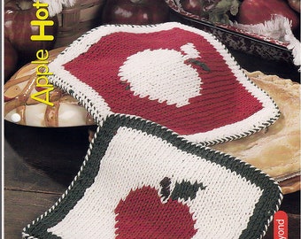 Knit hot pads | Etsy