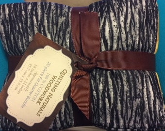 Wood log fabric | Etsy