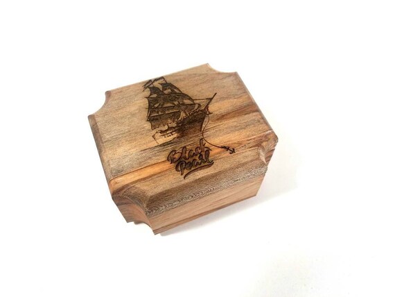 Personalized Pirates Ship Music Box Davy Jones Music Box