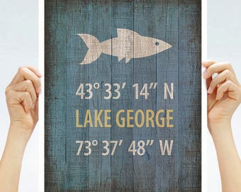 Lake george | Etsy