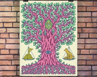 Tree of life poster | Etsy