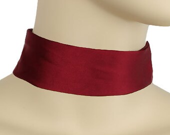 Burgundy choker | Etsy