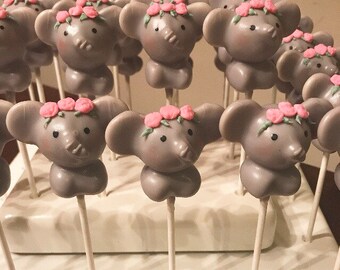 Elephant cake pops | Etsy