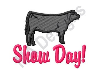 Cattle embroidery | Etsy