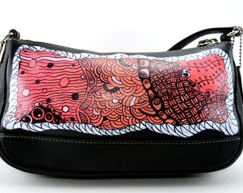 Hand painted purse | Etsy