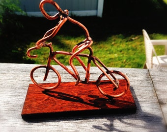 Bicycle figurine | Etsy