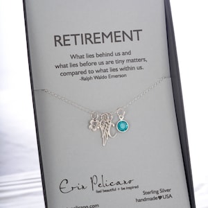 Retirement necklace | Etsy