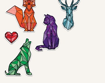 Geometric drawing | Etsy