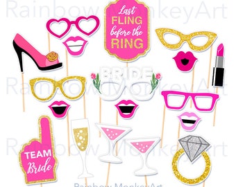 Printable Wedding Photo Booth Props Wedding Photo Booth