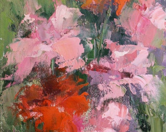 Impressionist floral | Etsy