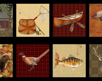 Fishing quilt | Etsy