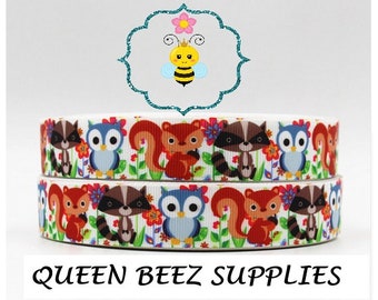 Woodland ribbon | Etsy