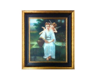 Cherub painting | Etsy