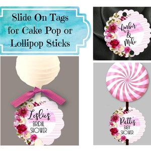 Cake pop tags | Etsy
