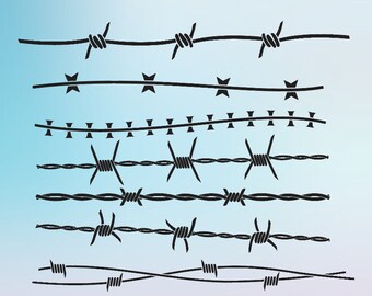 Barb wire | Etsy