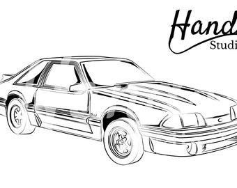 Fox body mustang | Etsy