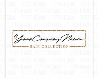 Hair extension logo | Etsy